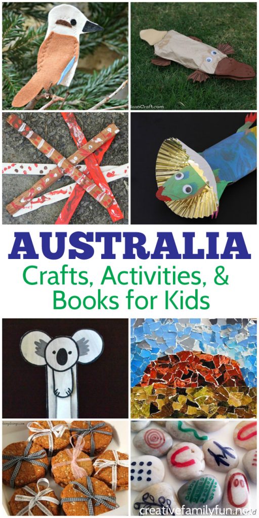 Australia Activities For Kids Crafts Books And Fun Creative Family Fun