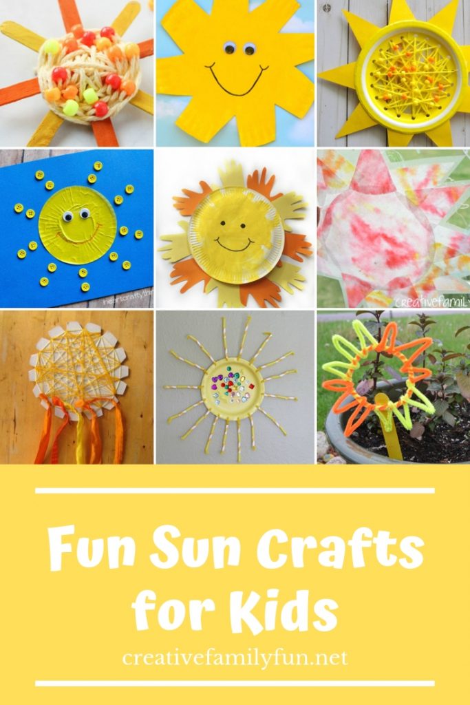 Awesome Sun Crafts For Kids Creative Family Fun