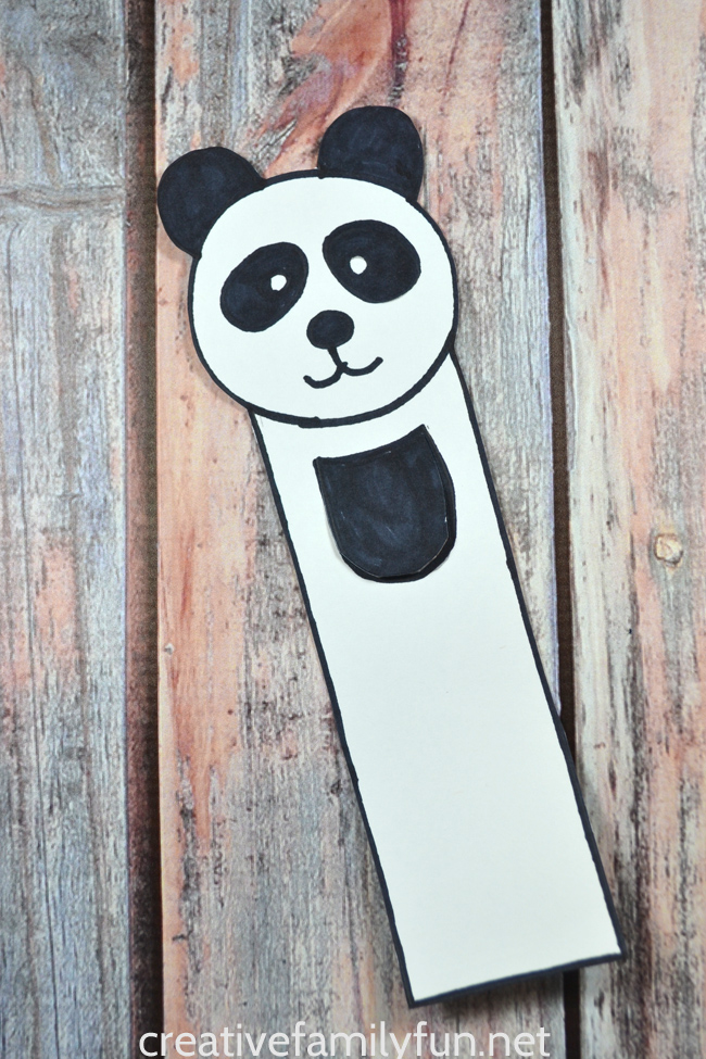 Panda Bookmark Craft For Kids Creative Family Fun Panda Bookmark Craft For Kids Creative Family Fun