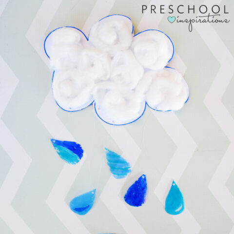 Rain and Raindrop Crafts for Kids - Creative Family Fun